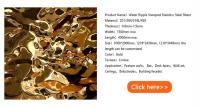 China 201 304 316 Water Ripple Stainless Steel Plate With Holes Stamped Sheet for sale