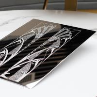 China Color Stainless Steel Etching Plate For Elevator Decoration Or Luxury Doors for sale