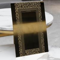 China 1250mm Width Etched Stainless Steel Panels Elevator Sheet 201 304 316 for sale