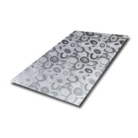 China 0.8mm 304 Embossed Stainless Steel Sheet For Lifts Decoration for sale