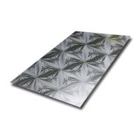China 304 Embossed Stainless Steel Sheet Metal Wall Decoration Panel for sale