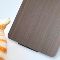 China 201 304 316 Stainless Steel Pvd Sheets Antique Bronze Metal Sheet for sale