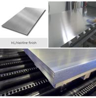 China Grade 201 304 Cold Rolled Stainless Steel Sheet Hairline Finish 2mm Thickness for sale