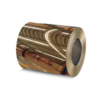 China Mirror Gold Polished Color Stainless Steel Coil 316 304 1.45mm for sale