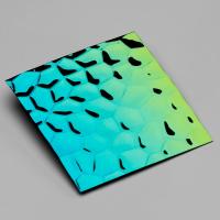 China 1219mm Color 3d Decoration Sheet Water Ripple Finished Stainless Steel Wall Paper Panel for sale
