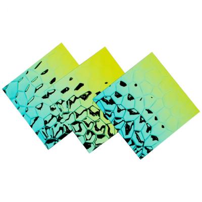 China 304 Gradient Water Corrugated Stamping Sheet For Wall Decoration for sale