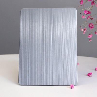 China Cold Rolled Hairline Brushed Stainless Steel Sheet AISI 304 304L 316 316L for sale