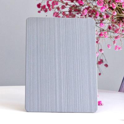 China SS 304 Grade Brushed Finish Stainless Steel Sheet 3.0mm Thickness JIS Standard for sale