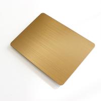 China Cross Hairline 201 304 Mix Colors Stainless Steel Sheets For Construction for sale