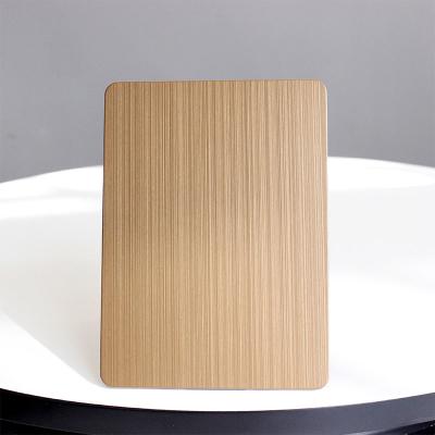 China Cross Hairline 201 304 Mix Colors Stainless Steel Sheets For Construction for sale
