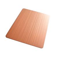 China 304 Stainless Steel Hairline Sheet 316 Brushed Stainless Steel Plate For Decorative Metal Panels for sale