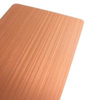 China 2000mm Length 304 Brushed Stainless Steel Sheet 316 316L Hairline Finish PVD Color Stainless Steel Plate for sale