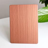 China 0.5mm 304 Hairline Stainless Steel Plate Custom Cut JIS Standard for sale