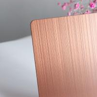 China 304 Stainless Steel Hairline Sheet 316 Brushed Stainless Steel Plate For Decorative Metal Panels for sale