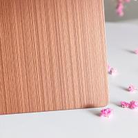 China Cold Rolled Hairline Brushed Stainless Steel Sheet AISI 304 304L 316 316L for sale