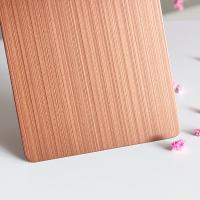 China 0.5mm 304 Hairline Stainless Steel Plate Custom Cut JIS Standard for sale