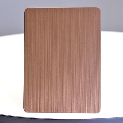China Cold Rolled Hairline Stainless Steel Sheet Metal 4'' X 8'' Inox Steel Sheet for sale