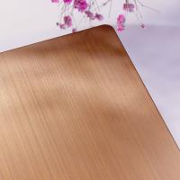 China Cold Rolled Hairline Stainless Steel Sheet Metal 4'' X 8'' Inox Steel Sheet for sale