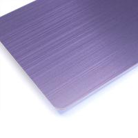 China 304 4 By 8 Stainless Steel Sheet Brushed Bronze Hairline SS Sheet For Building Decoration for sale