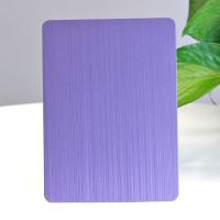 China Cold Rolled 4X8 Stainless Steel Sheet 304 316 HL Brushed Finish Decorative Stainless Steel Plate for sale