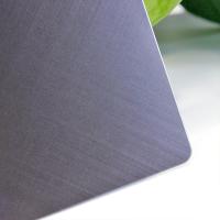 China JIS Stainless Steel Plate Cross Hairline Black Titanium Stainless Steel 304 Sheets for sale