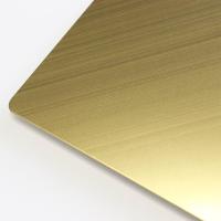 China Customized Brushed Stainless Steel Decorative Plates 3.0mm Thickness for sale