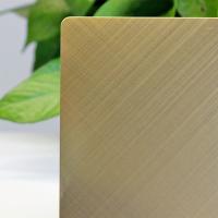China Ten Cross Brushed Stainless Steel Plates Corrosion Resistant Materials for sale