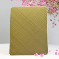 China Customized Brushed Stainless Steel Decorative Plates 3.0mm Thickness for sale