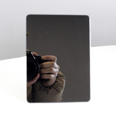 China 201 304 Gray Black Coated 8K Mirror Stainless Steel Sheet 3.0mm Thickness for sale