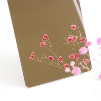China Customize 3mm 304 Stainless Steel Sheet Mirror Decorative Steel Plate for sale