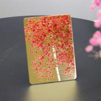 China 0.03mm Tolerance Decorative Stainless Steel Sheet 201 304 316 Golden Color 8k Super Mirror for sale