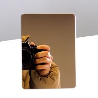 China 8K Golden Decor 3D Wall Mirror Stainless Steel Sheet 202 304 Embossed for sale