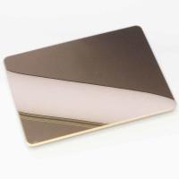 China 8K Mirror Stainless Steel Sheet Rose Gold PVD Color Coated Decorative for sale