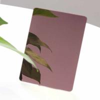 China 316l Stainless Steel Decorative Sheet PVD Coating Mirror Gold Color Plated for sale