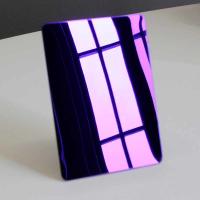 China 304 Metal Color Purple Mirror Stainless Steel Plate 0.3mm Decorative Steel Sheet for sale
