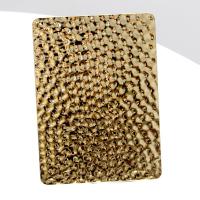 China Silver Gold Color Water Ripple Stainless Steel Sheet For Ceiling Wall Panel Decoration for sale