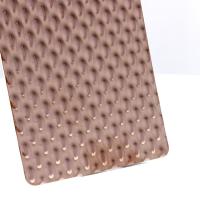 China 8k Mirror Titanium Stainless Steel Sheet With 3D Water Wave Ripple Embossing for sale