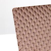 China 8k Mirror Titanium Stainless Steel Sheet With 3D Water Wave Ripple Embossing for sale