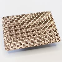 China PVD Color 316 Stainless Steel Sheet Metal 5mm Stamped Decorative Wall Paneling for sale