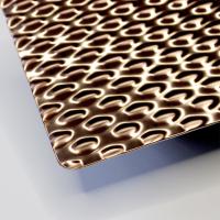 China Stamped Stainless Steel Water Ripple Sheet Colored Stainless Steel Decorative Sheets for sale