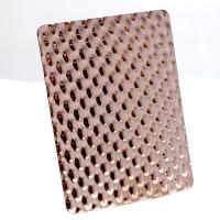 China 2D 3D Pattern Stainless Steel Plates 0.3mm 0.5mm Thick Water Ripple 304 for sale