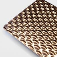 China Stamped Stainless Steel Water Ripple Sheet Colored Stainless Steel Decorative Sheets for sale