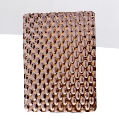 China Water Ripple Hammered Decorative Stainless Steel Sheet 3d Pvc Wall Panels 4 X 10 for sale