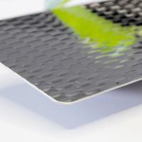 China 1219mm ecorative Water Wave Effect Stamped Steel Sheet Hammered Stainless Steel Ceiling Panel for sale