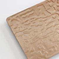 China Hammered Decorative Stamped Stainless Steel Sheet 1500mm Width for sale
