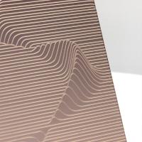 China 4x10 Mirror Etched Stainless Steel Sheet For Decorating Hotel Villa for sale