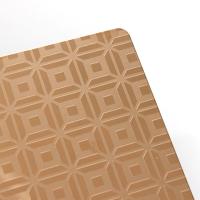 China ASTM Stainless Steel Etched Plate Gold Customized Pattern For Wall Elevator Decoration for sale