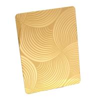 China Sus304 Pvd Coated SS Sheet Mirror Etched Decorative Metal Sheets for sale