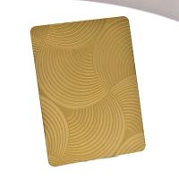 China ASTM Stainless Steel Etched Plate Gold Customized Pattern For Wall Elevator Decoration for sale