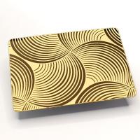 China Pakistan Bronze Color Etching Stainless Steel Sheet And Plates Width 1500mm For Building for sale